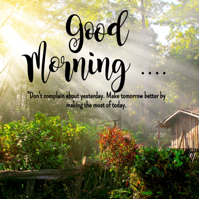 Good morning Template | PosterMyWall