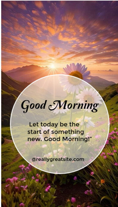 Good Morning Template | PosterMyWall