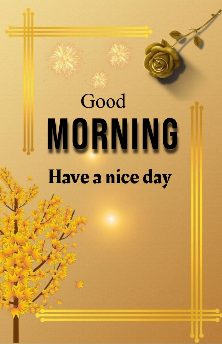 Good morning Template | PosterMyWall