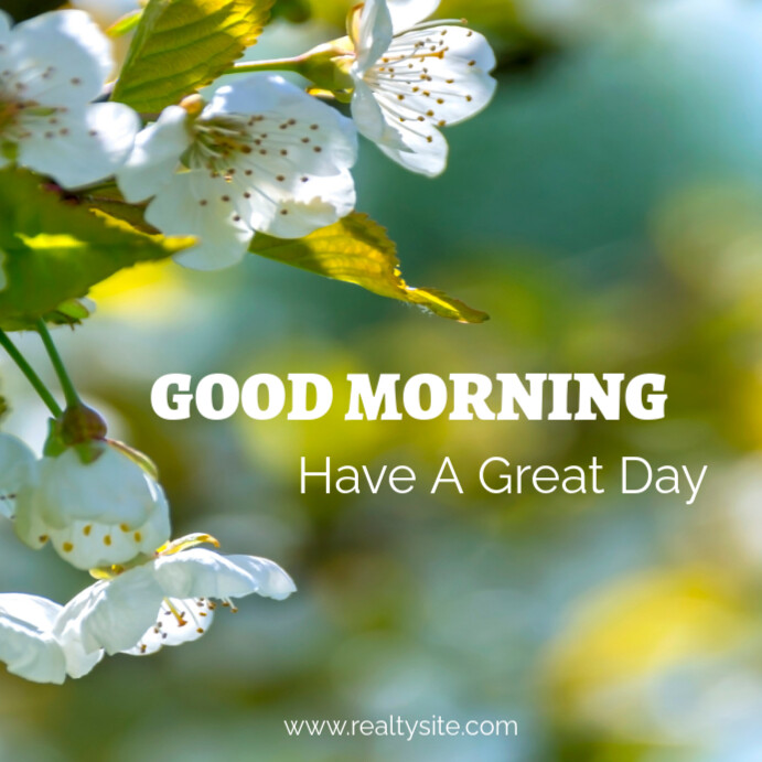 Good Morning Template | PosterMyWall