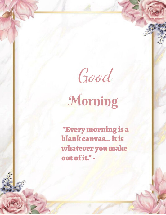 good morning Template | PosterMyWall