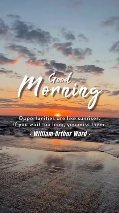 Plantilla de good morning | PosterMyWall