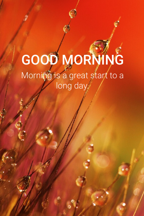 Good morning Template | PosterMyWall