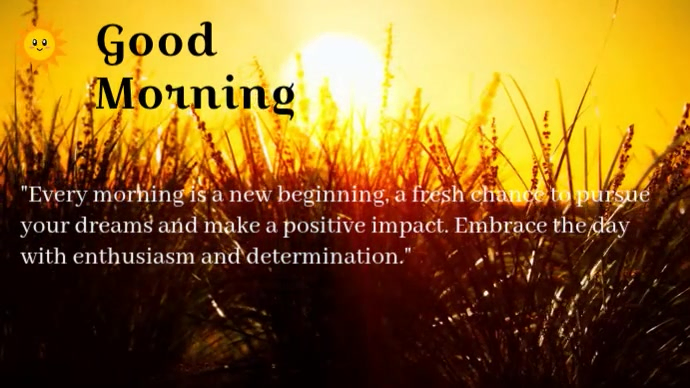 Good Morning Digital Display Template | PosterMyWall