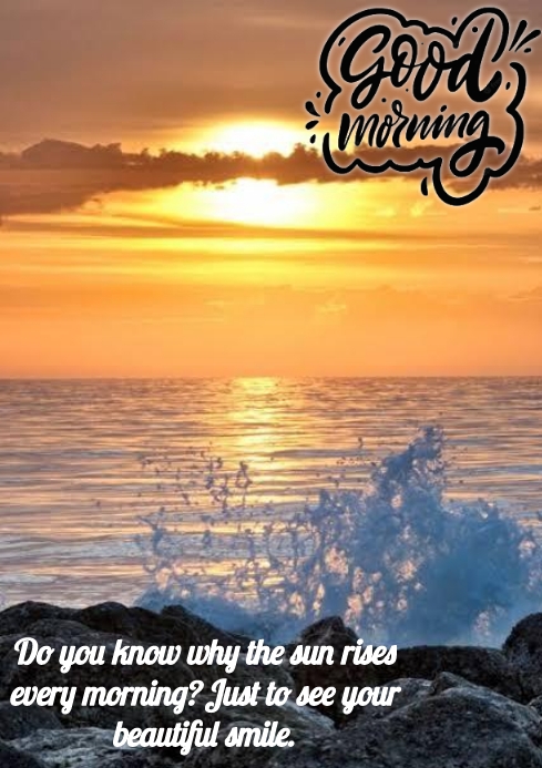 Good morning Template | PosterMyWall