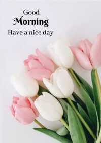 Joyful Good Morning A4 Template | PosterMyWall