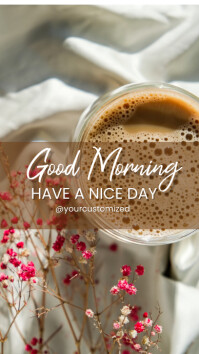 Plantilla de good morning | PosterMyWall