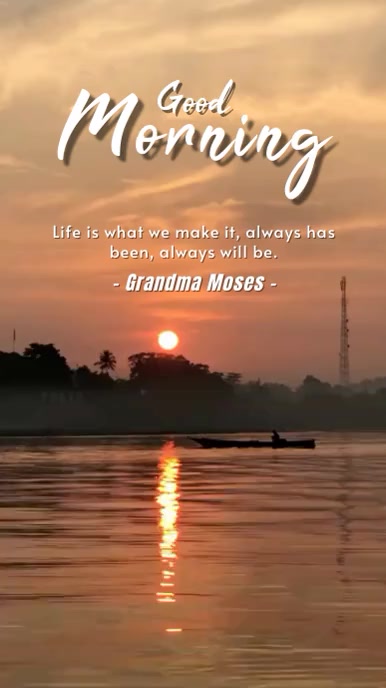 Plantilla de good morning | PosterMyWall
