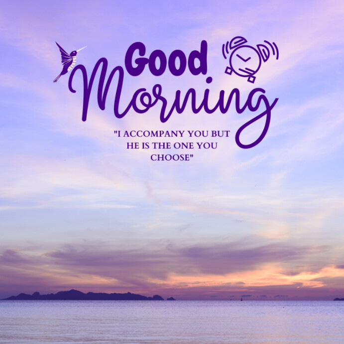 GOOD MORNING Template | PosterMyWall