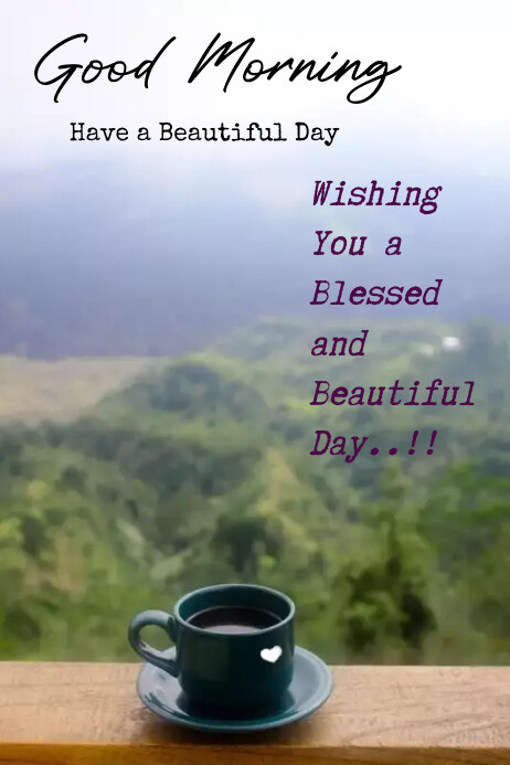 Good Morning Template | PosterMyWall