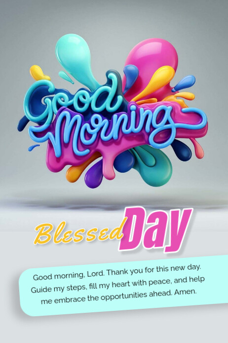 Good morning Template | PosterMyWall