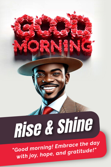 Good morning Template | PosterMyWall