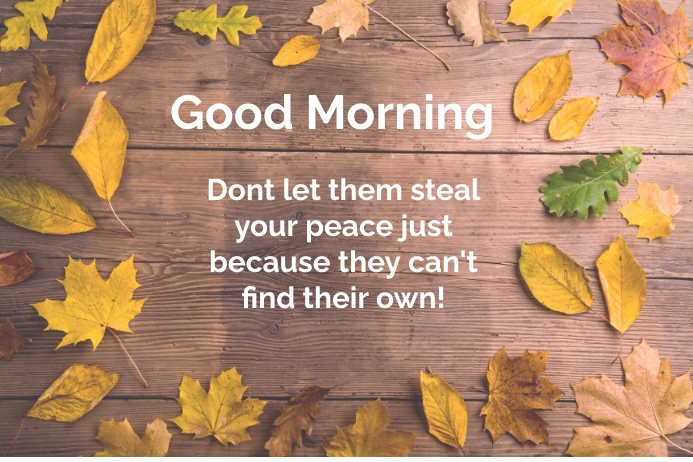 Good Morning Template | PosterMyWall