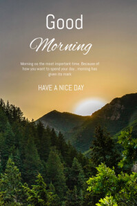 good morning Template | PosterMyWall