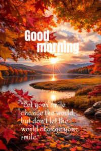 Good Morning Poster Template | PosterMyWall