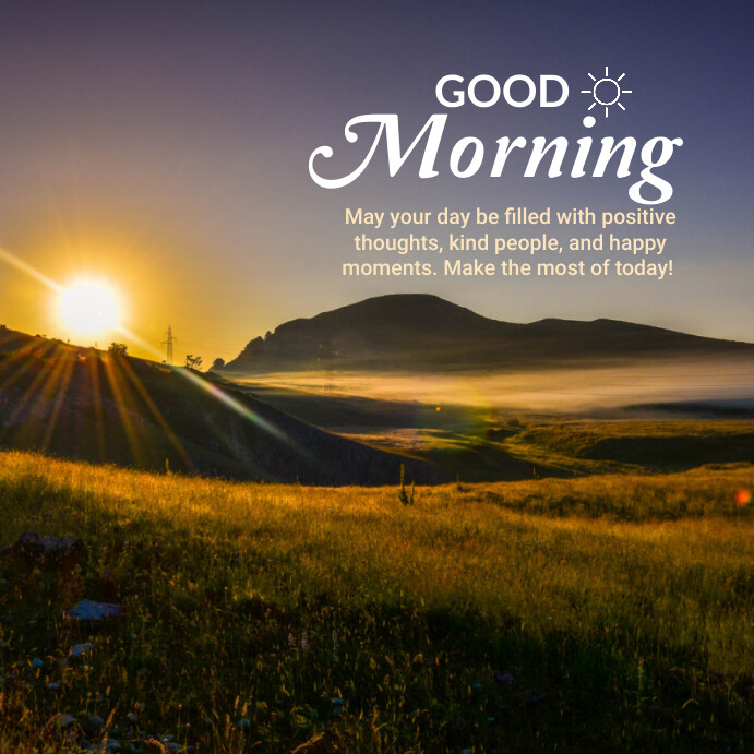 Good morning Template | PosterMyWall