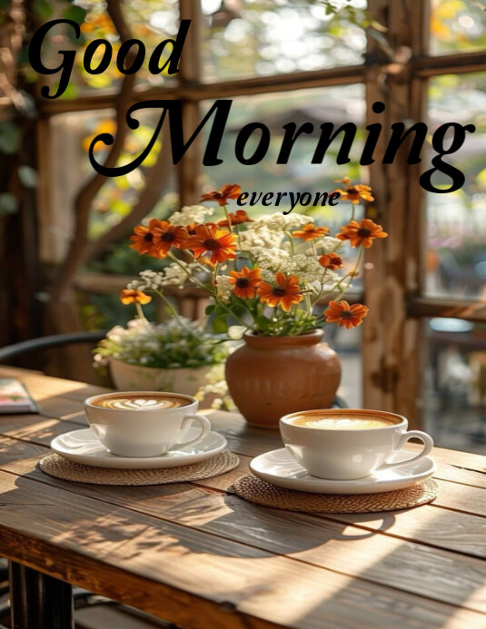 Good morning Template | PosterMyWall