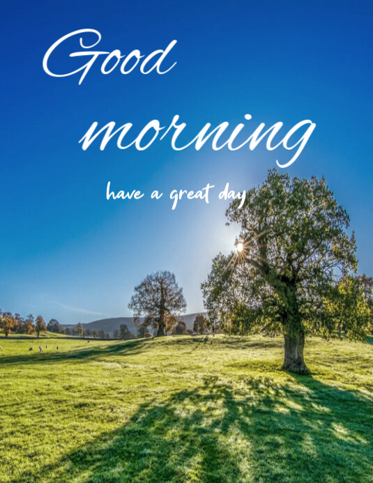 Good morning Template | PosterMyWall