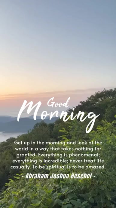 good morning Template | PosterMyWall