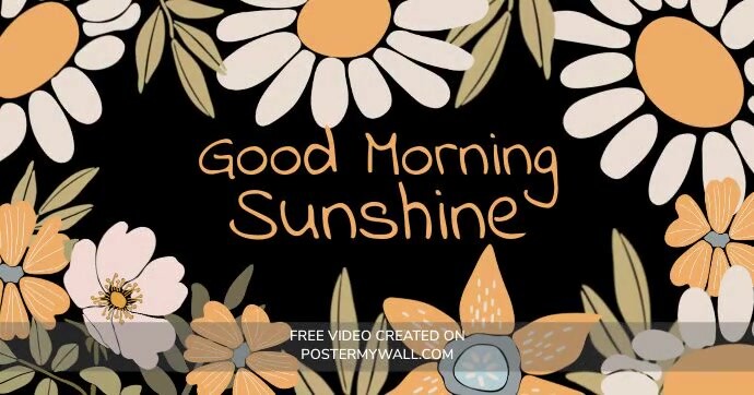 Good Morning FB Shared Image Template | PosterMyWall