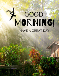 Good morning Flyer 2024 Template | PosterMyWall