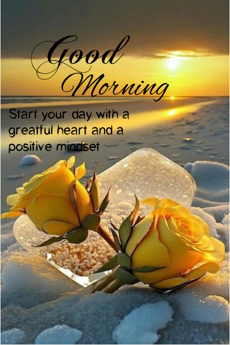 Good morning flyer design 2024 Template | PosterMyWall