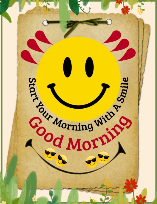 Good Morning Flyer Template | PosterMyWall