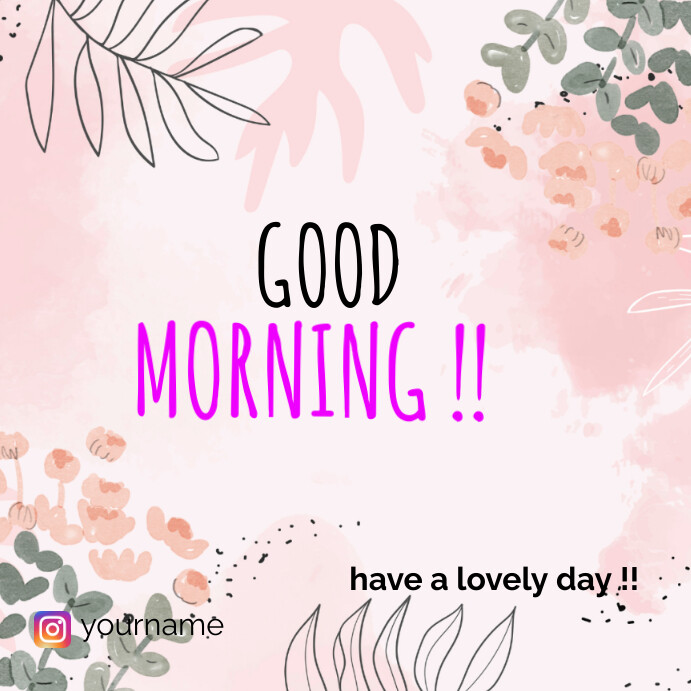 Good morning flyer Template | PosterMyWall