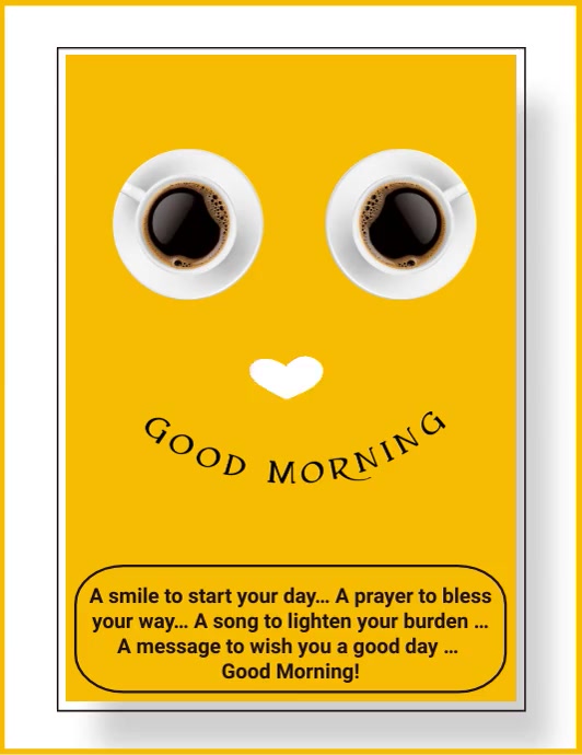 Good Morning Flyer Template | PosterMyWall