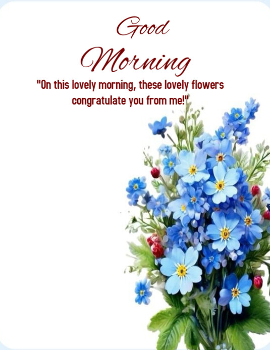 Good Morning Flyer Template 2025 | PosterMyWall