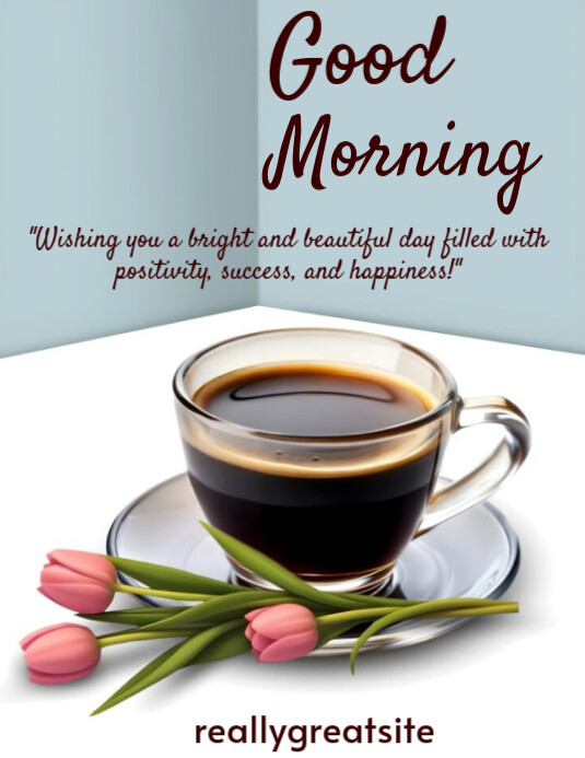 Copy of Good Morning Flyer Template 2025 | PosterMyWall
