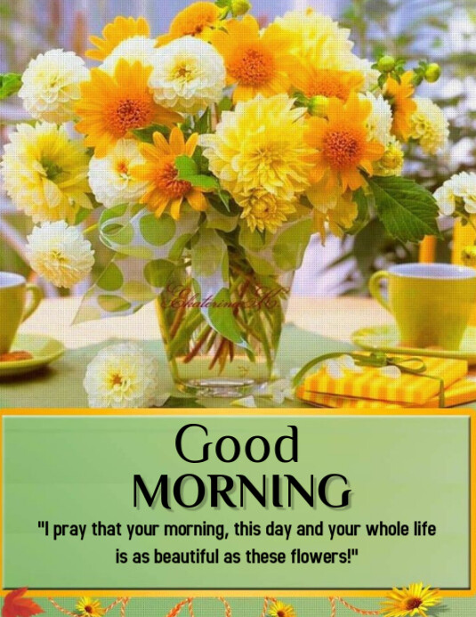 Good Morning Flyer Template 2025 | PosterMyWall