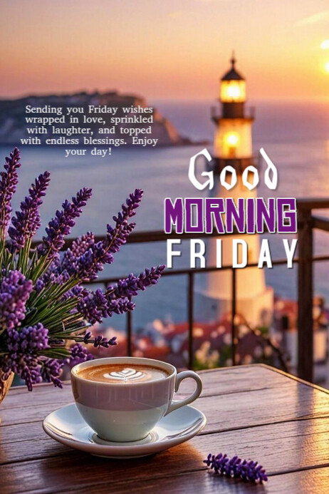 Copy of Good morning Friday | PosterMyWall