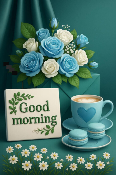 Good morning greeting Template | PosterMyWall