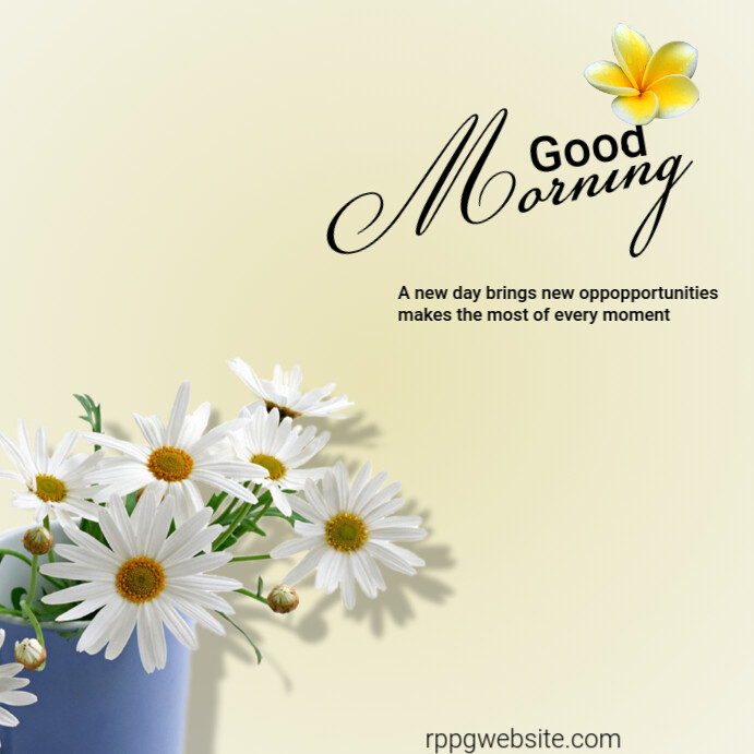 GOOD MORNING GREETING Template | PosterMyWall