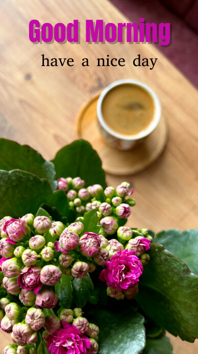 Good Morning Greeting Template | PosterMyWall