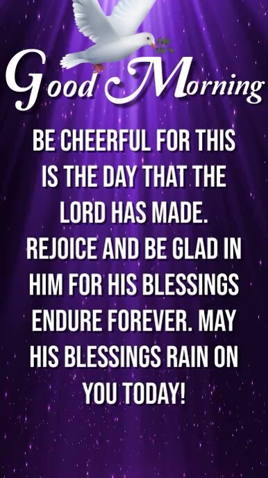 Good morning greetings and prayer video Template | PosterMyWall