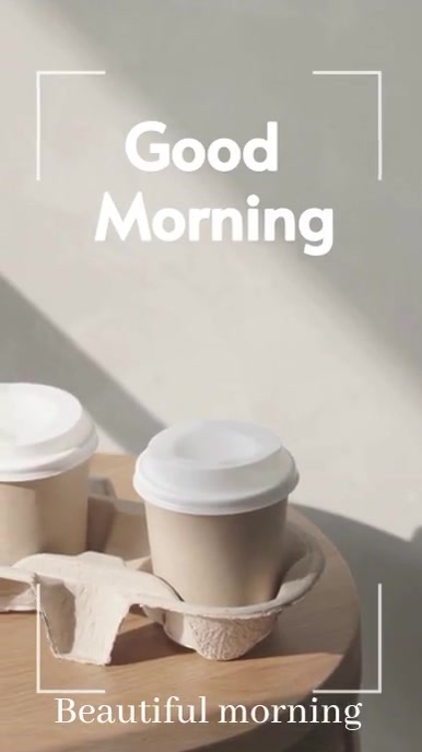 Good morning greetings video Templat | PosterMyWall