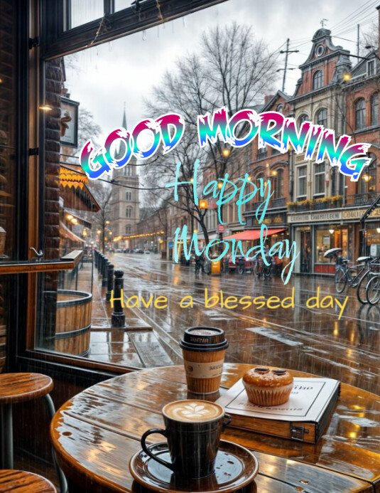 Copy of Good Morning Happy Monday Card | PosterMyWall