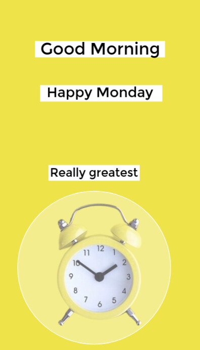 Good morning happy Monday Template | PosterMyWall