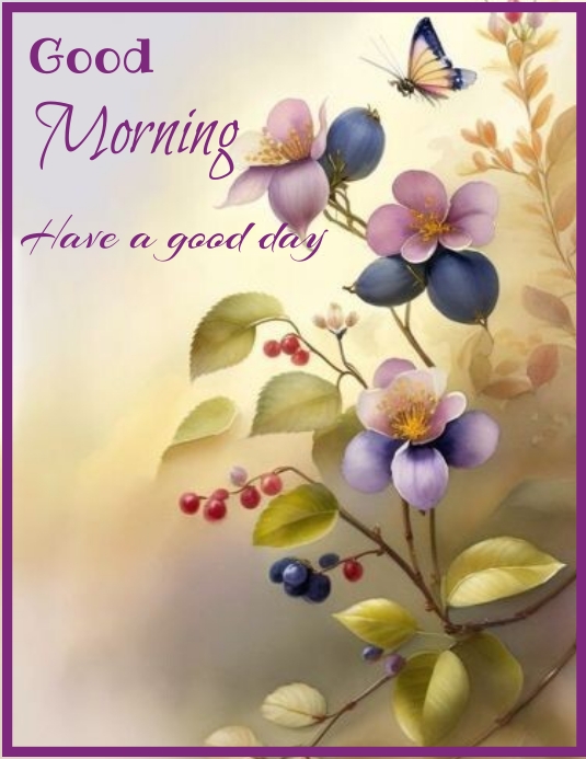 Good morning Have a Good day Template | PosterMyWall