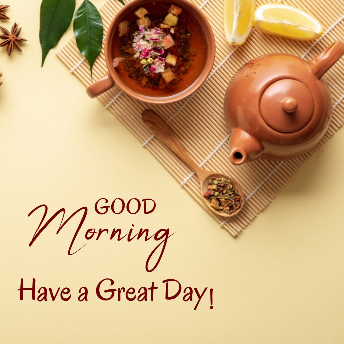 Good Morning Instagram Post 2024 Template | PosterMyWall