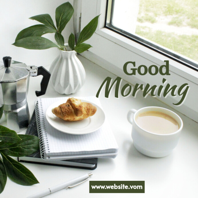Good Morning Instagram Post Template | PosterMyWall