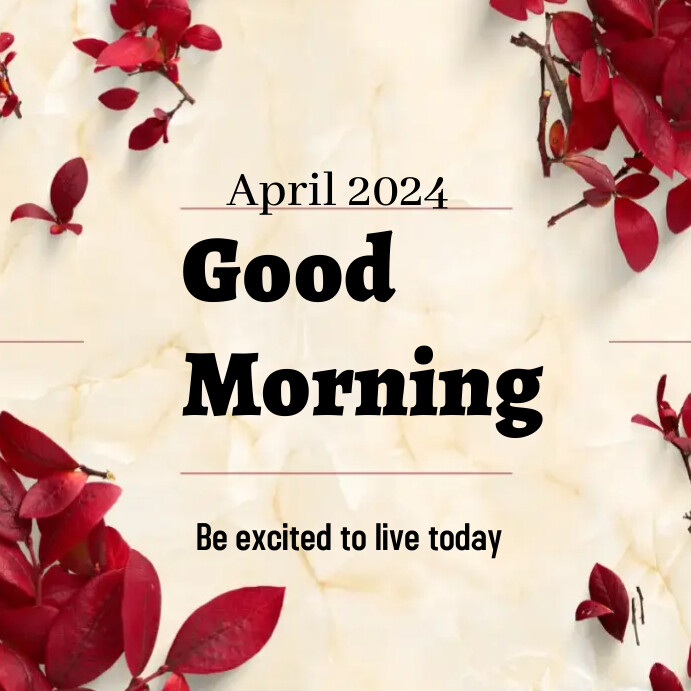 Good morning Instagram post Template | PosterMyWall