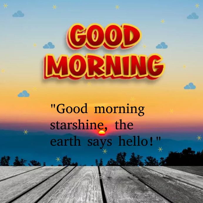 good morning instagram post Template | PosterMyWall