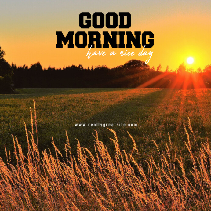 Good morning Instagram post Template | PosterMyWall