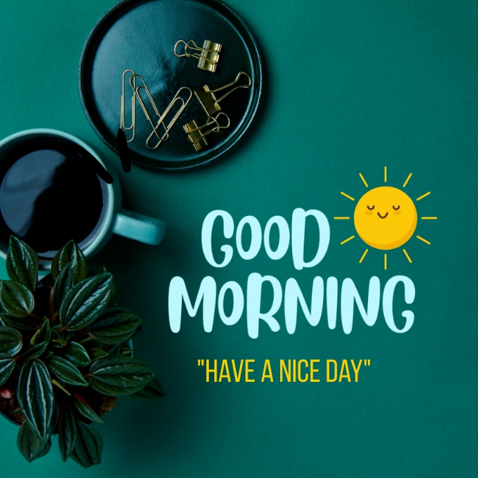 Good morning Instagram post Template | PosterMyWall
