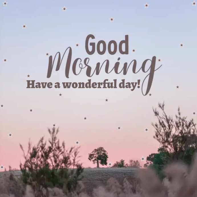 good morning instagram post Template | PosterMyWall