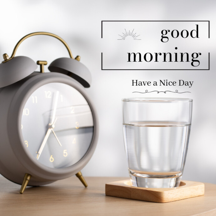 Good Morning Instagram Post Template | PosterMyWall