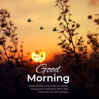 Good morning Instagram post Template | PosterMyWall